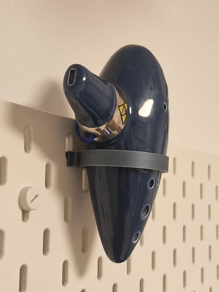 Ocarina holder for Ikea Skadis - Free 3D Print Model - MakerWorld