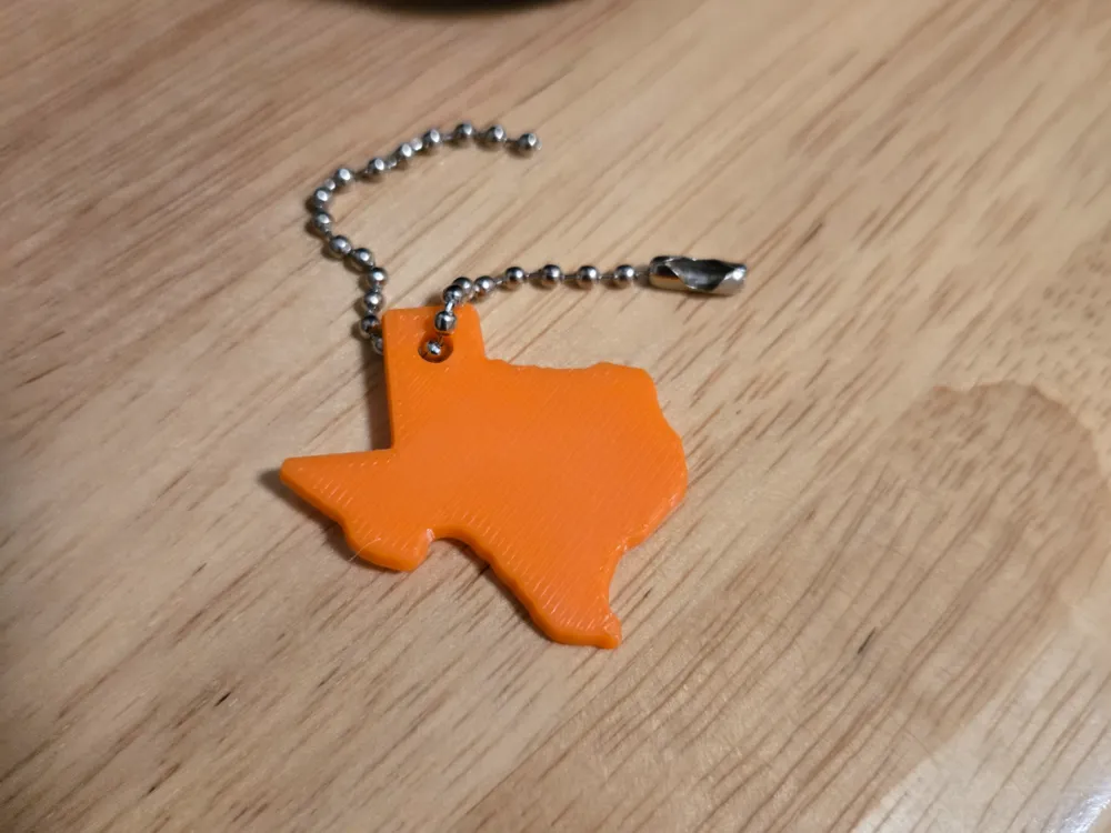State of Texas Keychain by Golden 3D - MakerWorld