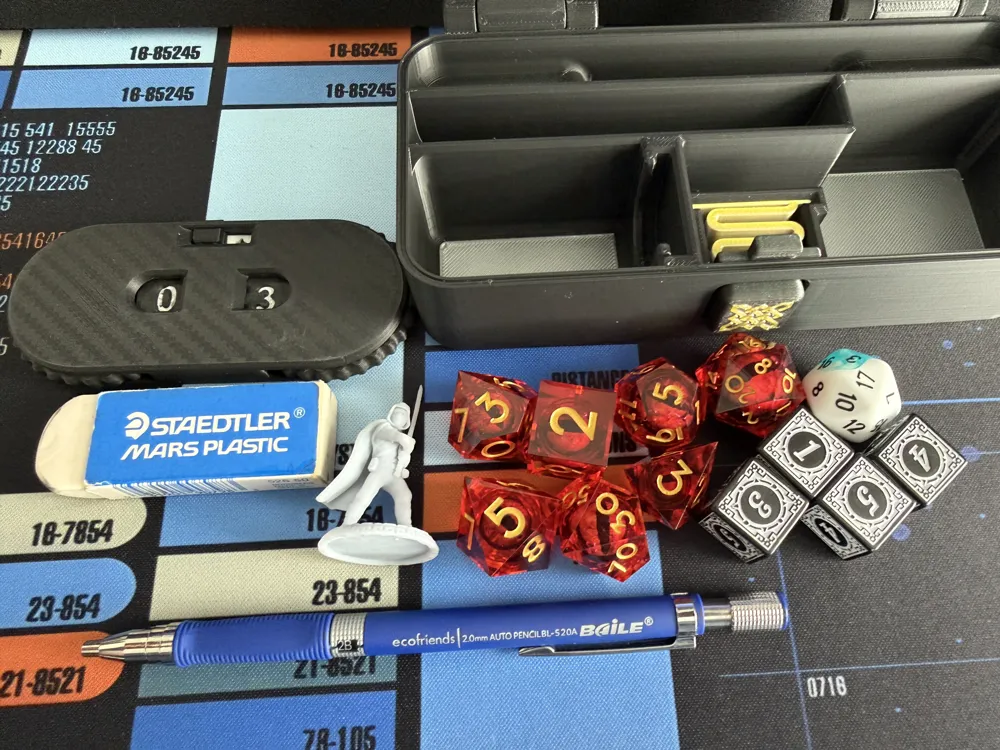 TTRPG Travel Kit - D&D, Pathfinder - MKIII - Free 3D Print Model ...