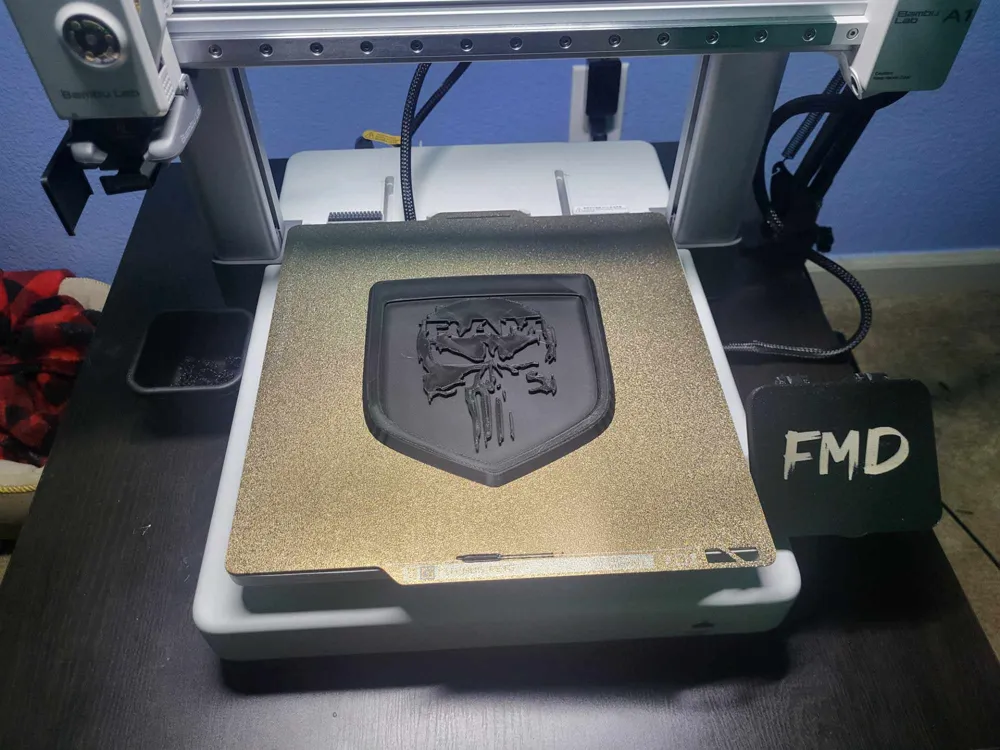 Ram Punisher badge by RazorbackZero1 MakerWorld: Download Free 3D Models