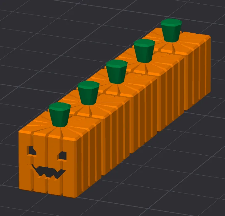 Mini Cubist Pumpkin! by DarkHorseDesignWorks - MakerWorld