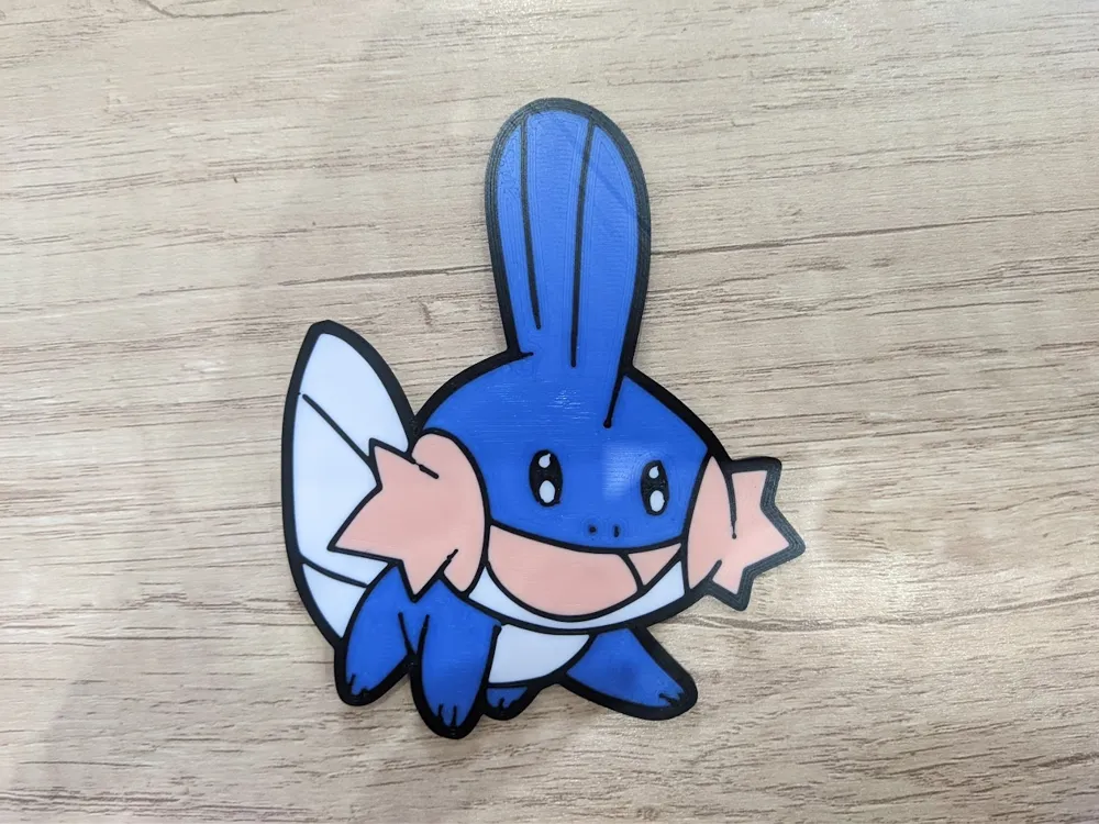 Mudkip Wall Art - Free 3D Print Model - MakerWorld