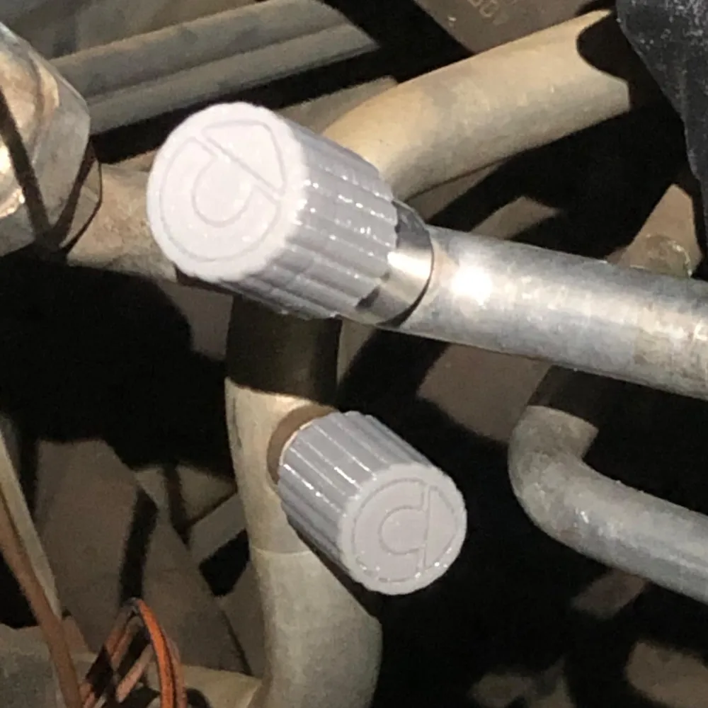 3D Printed A/C Service Valve Caps Smart Fortwo 451 by Steckanic ...