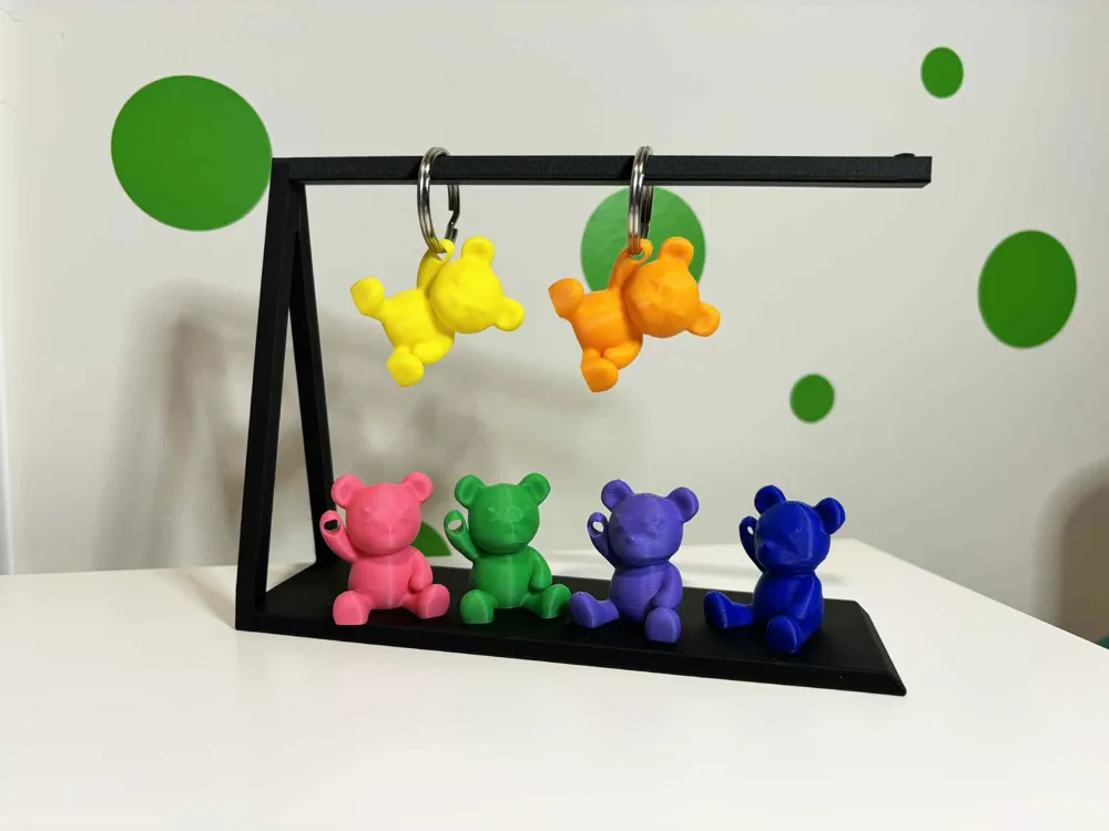 Tiny bear keychain 22 minute print by Tinker Link MakerWorld: Download Free 3D Models