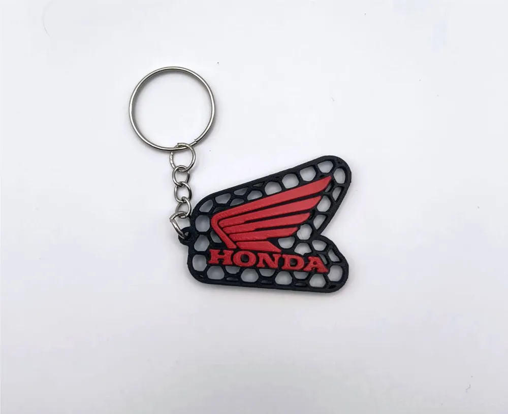 Honda Motor Wing Mark logo keychian - Free 3D Print Model - MakerWorld