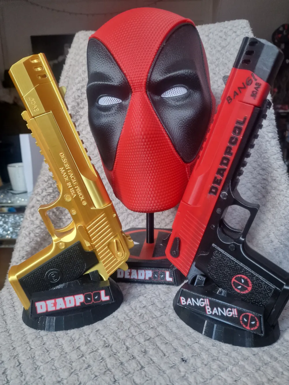 Deadpool Desert Eagle Display Stand by user_6177887 MakerWorld ...