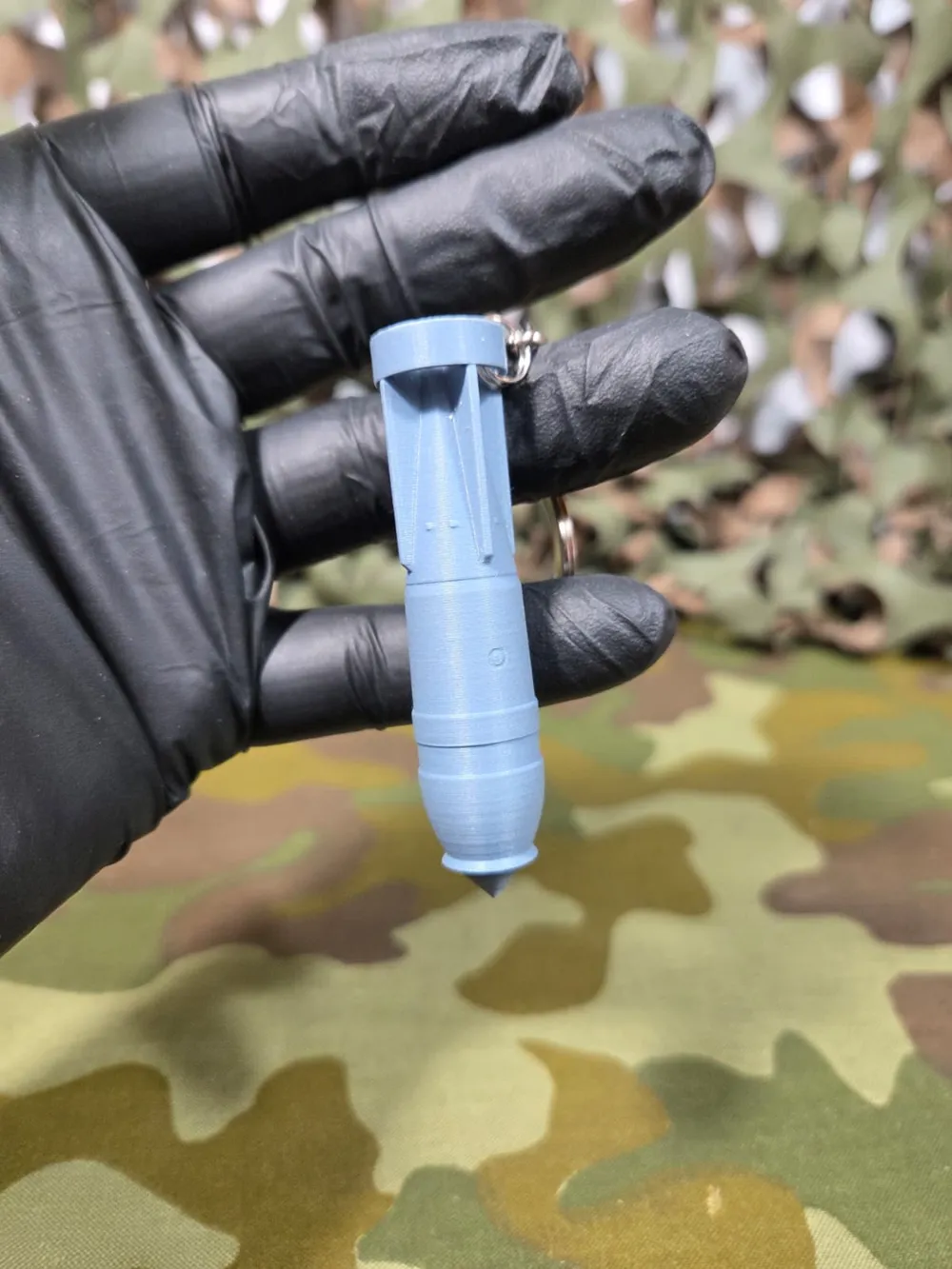 SC 1000 German Bomb Keychain - Free 3D Print Model - MakerWorld