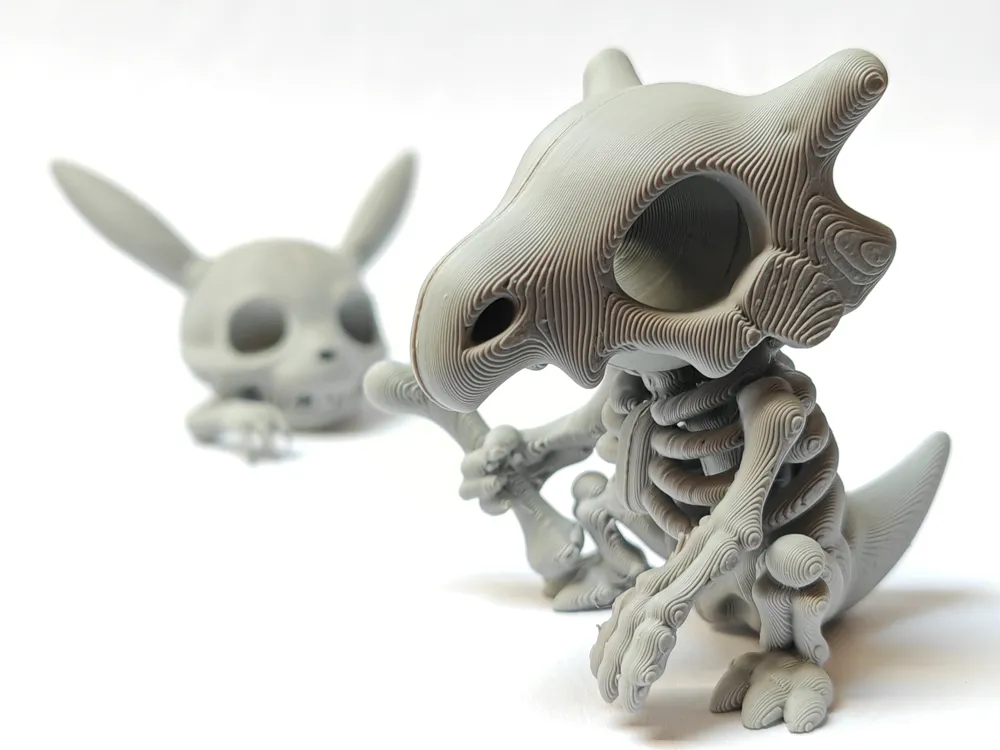 Cubone Pokémon Skeleton – Bone to the Core Edition - Free 3D Print ...