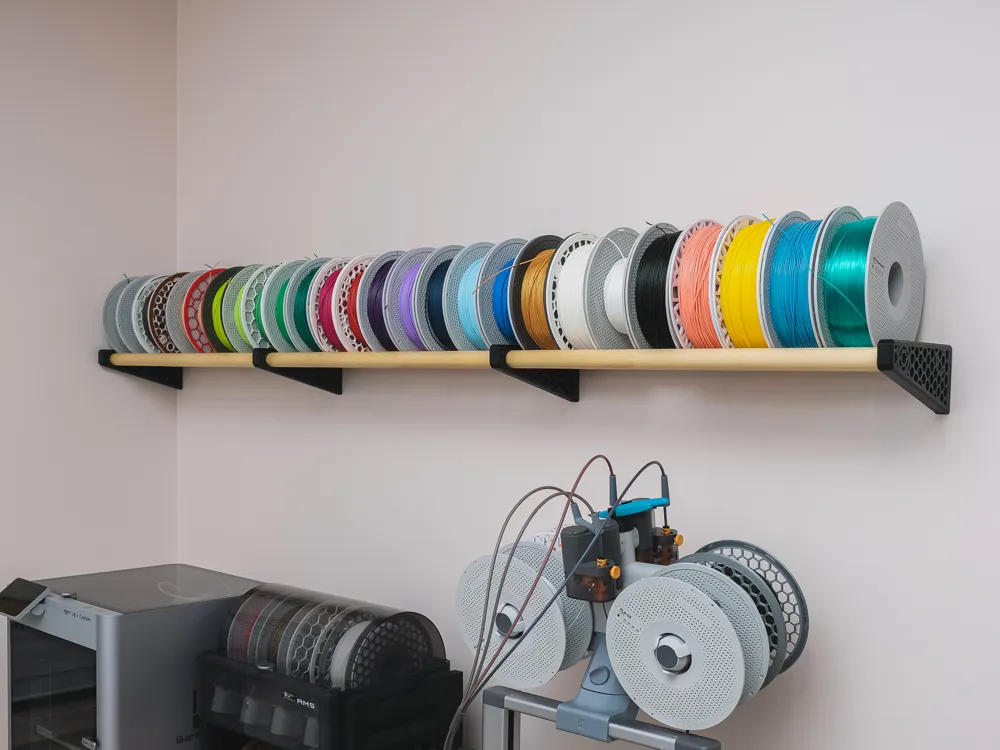 Filament Shelf by KL Worx MakerWorld: Download Free 3D Models