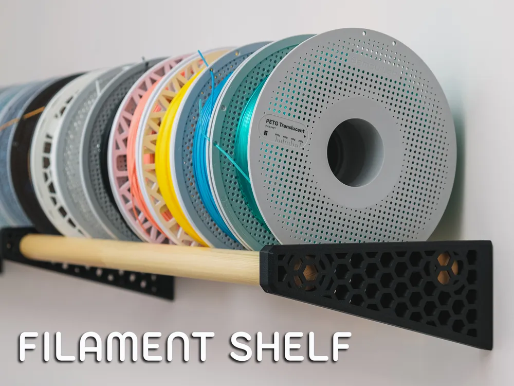 Filament Shelf - Free 3D Print Model - MakerWorld