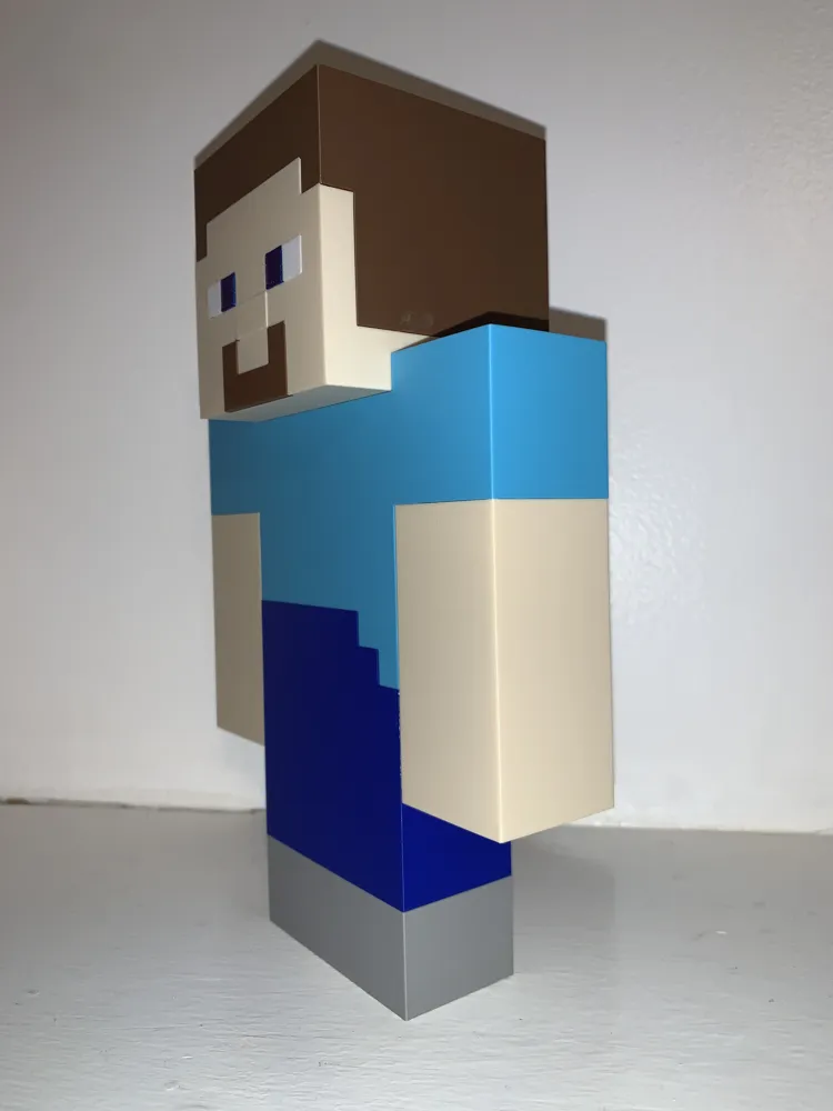 Minecraft Steve Bank by V2 3D Designs MakerWorld: Download Free 3D Models