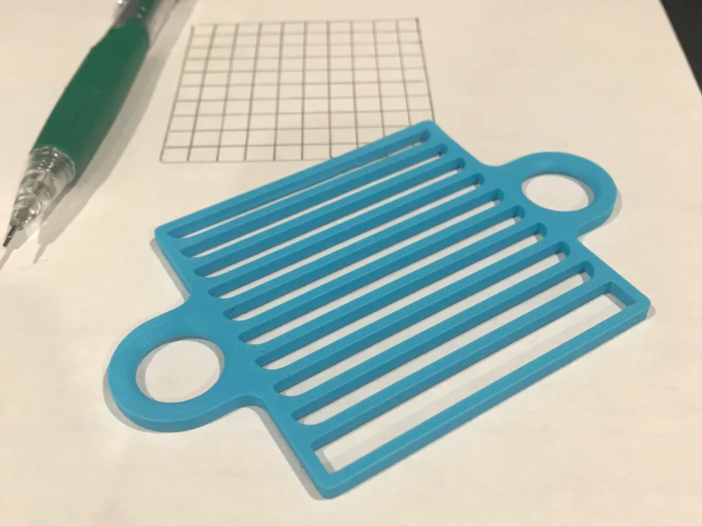 Graph Stencil for Ruled Paper by Soup Cat - MakerWorld