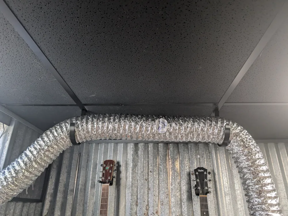4 inch flex duct quick connect and support hooks - Free 3D Print Model ...