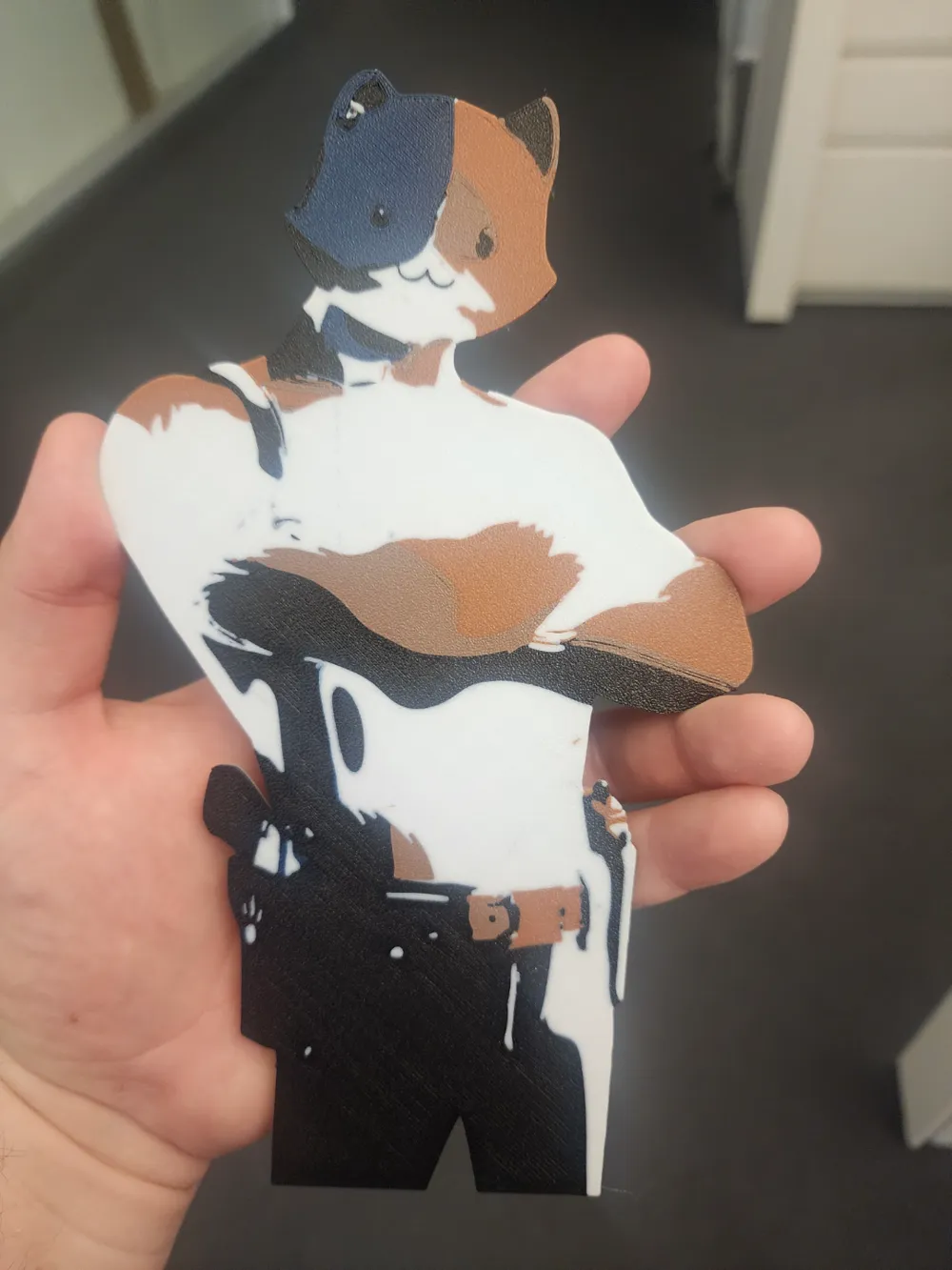 Meowscles Wall Art by Mech - MakerWorld