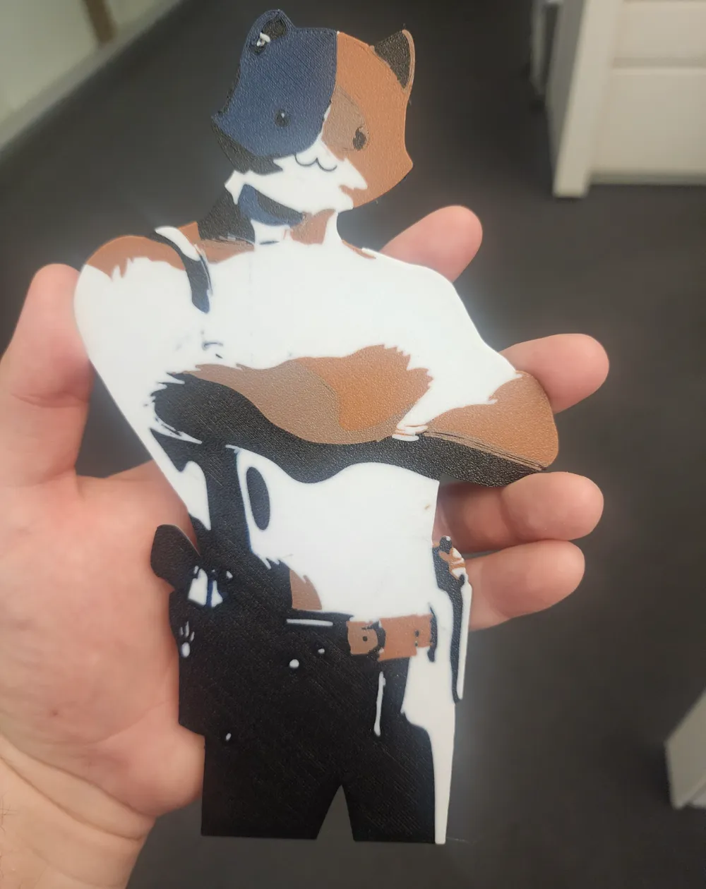 Meowscles Wall Art by Mech - MakerWorld