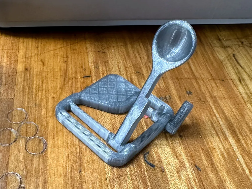 Mini Small Desktop Catapult ~ Print In Place ~Toy! Remixed by The ...