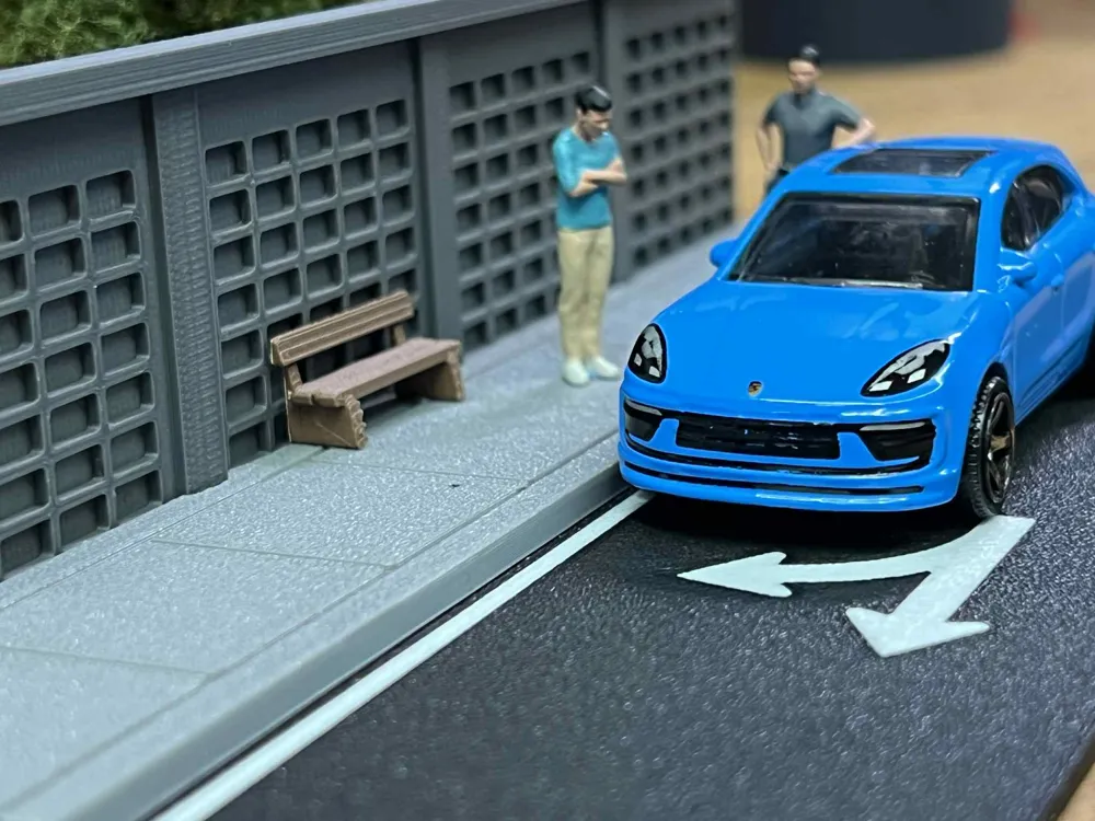 1:64 Desktop Diorama - Street Corner by RedLine MakerWorld: Download ...