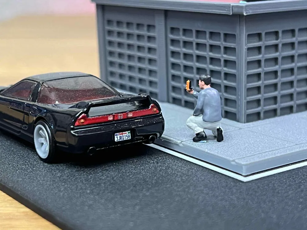 1:64 Desktop Diorama - Street Corner by RedLine MakerWorld: Download ...