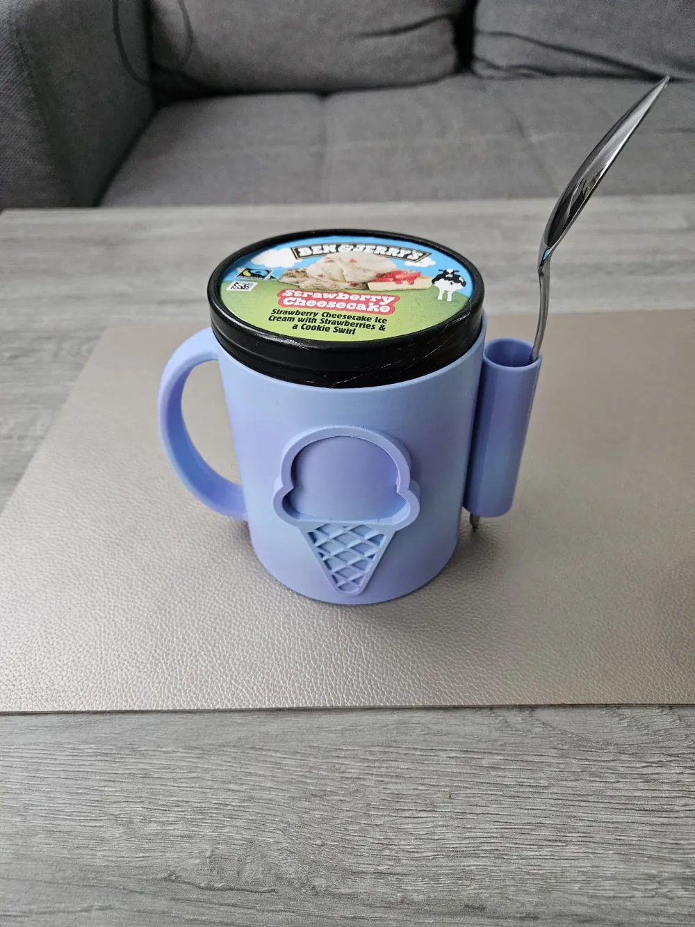 Ice Cream Cup Holder - Free 3D Print Model - MakerWorld