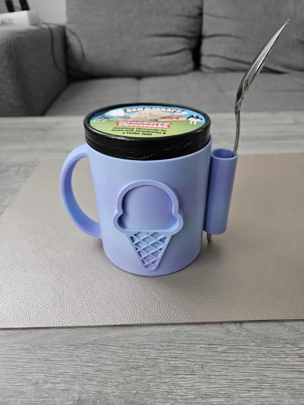 Ice Cream Cup Holder - Free 3D Print Model - MakerWorld