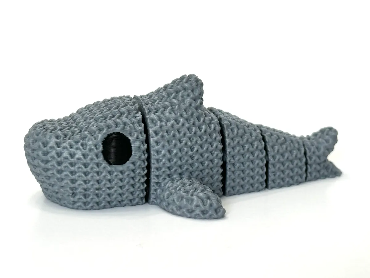 Knitted Articulated Shark - Free 3D Print Model - MakerWorld