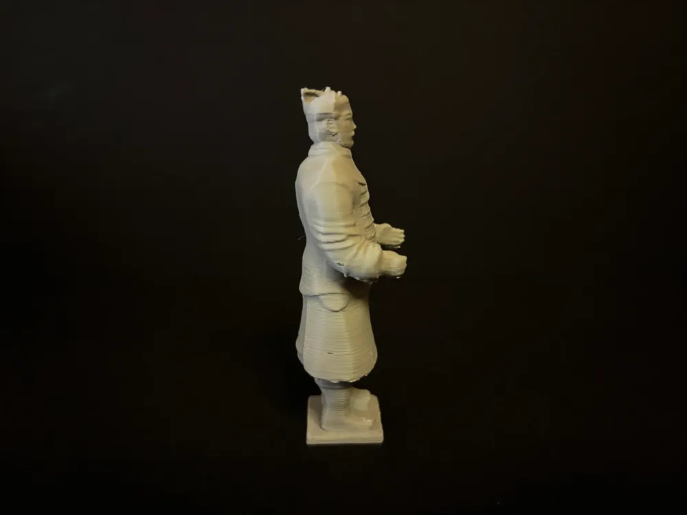 Model of Terra Cotta Warriors Warriors Sculpture by Black or white ...