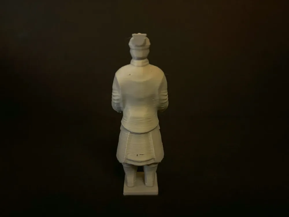 Model of Terra Cotta Warriors Warriors Sculpture by Black or white ...