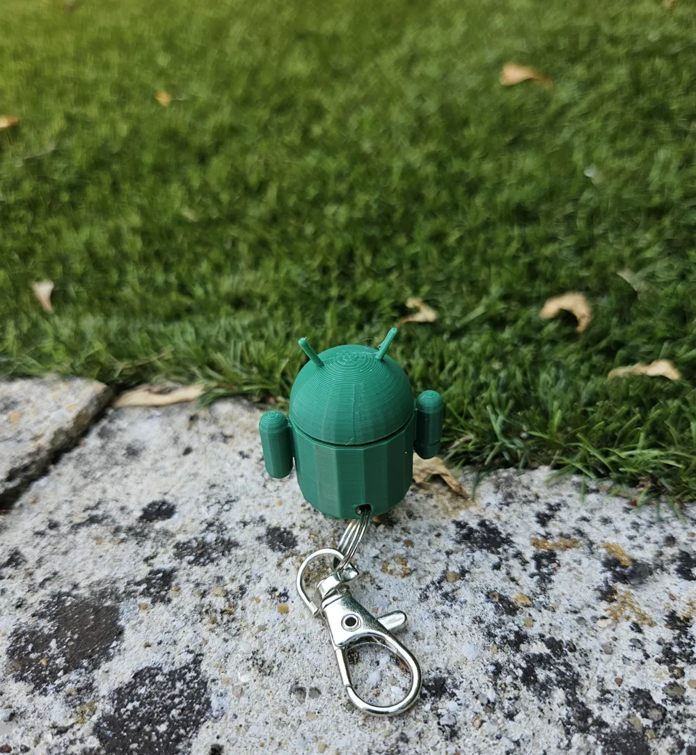 Android Logo keychain Remixed by Noob2Geek - MakerWorld