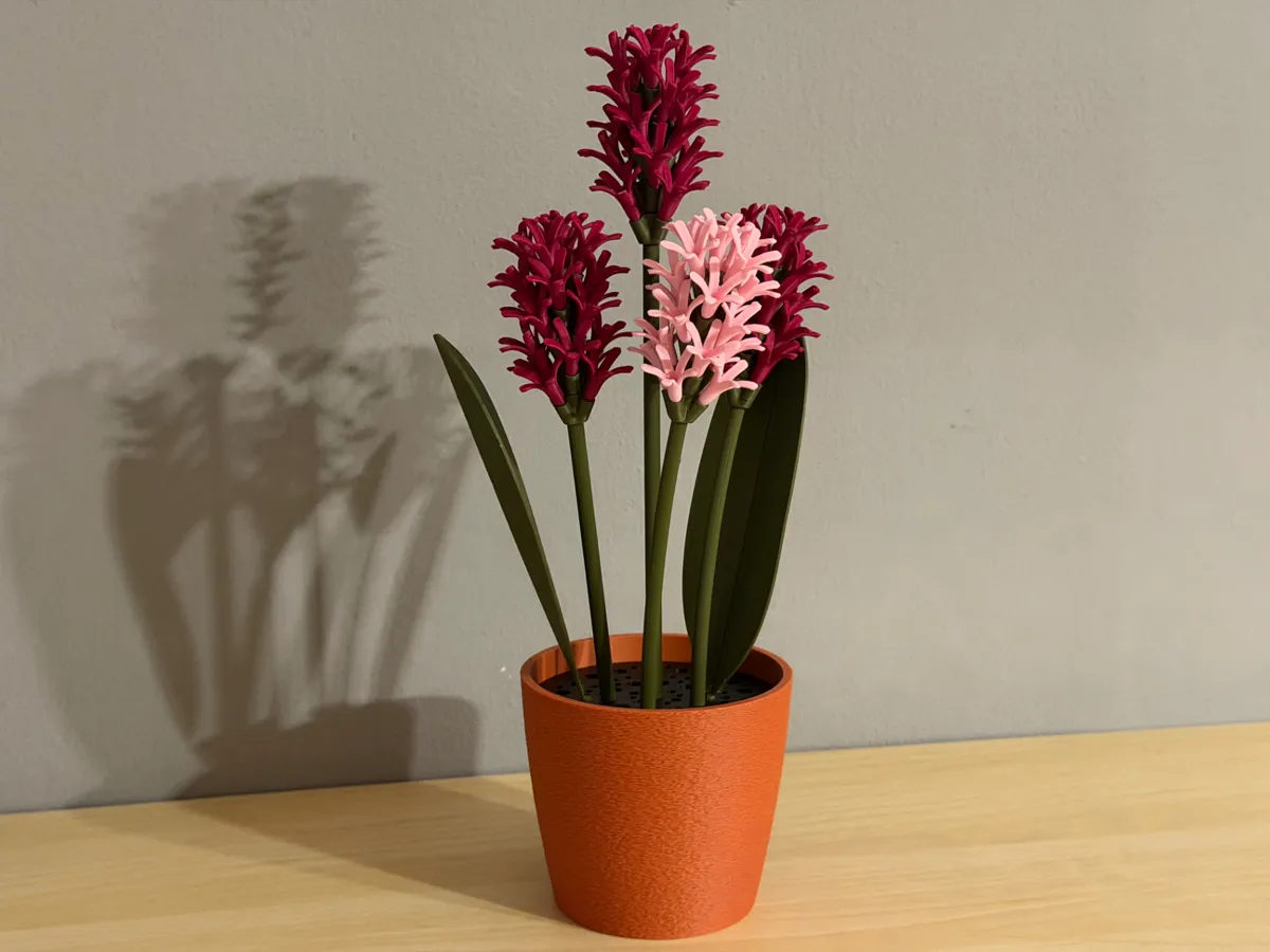 Hyacinth Flower - Modular - Free 3D Print Model - MakerWorld