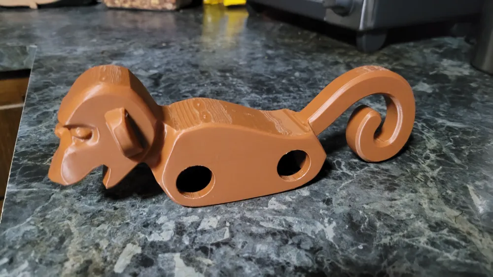 5:1 Big Brick Monkey - Body Only - Free 3D Print Model - MakerWorld