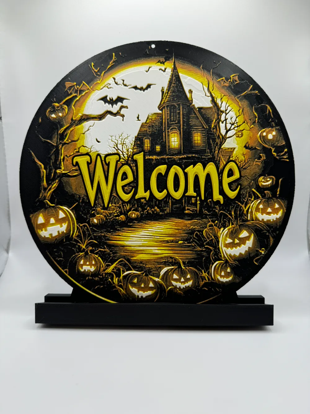 Halloween Welcome Sign - Hangs on your door by Canadian Gamer ...
