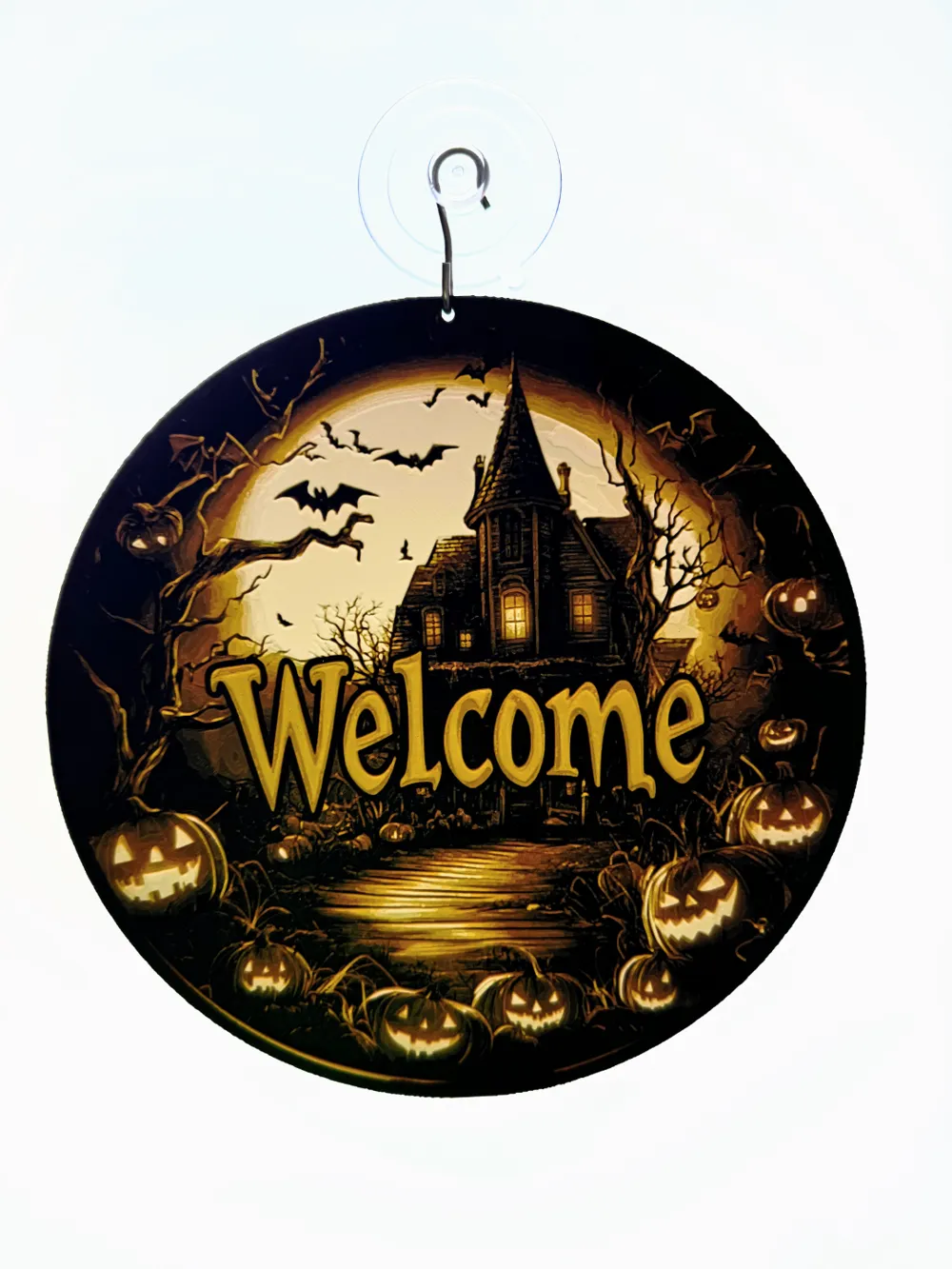 Halloween Welcome Sign - Hangs on your door by Canadian Gamer ...