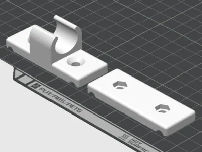 Double-Wire Panel Fence Gate Stop / Stopper - Free 3D Print Model ...