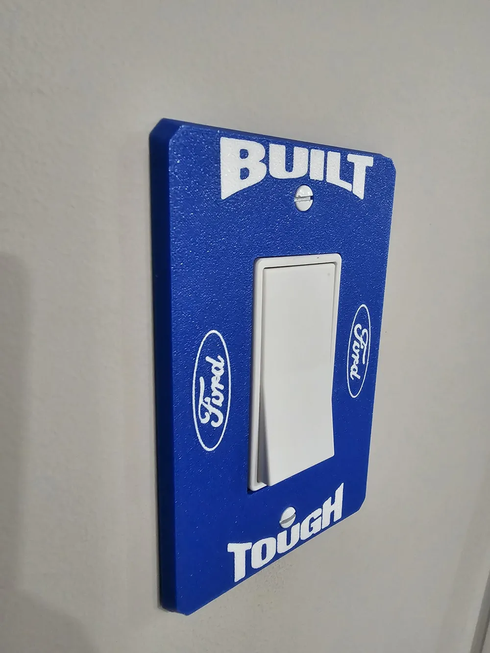 Ford Light switch Cover single - Free 3D Print Model - MakerWorld