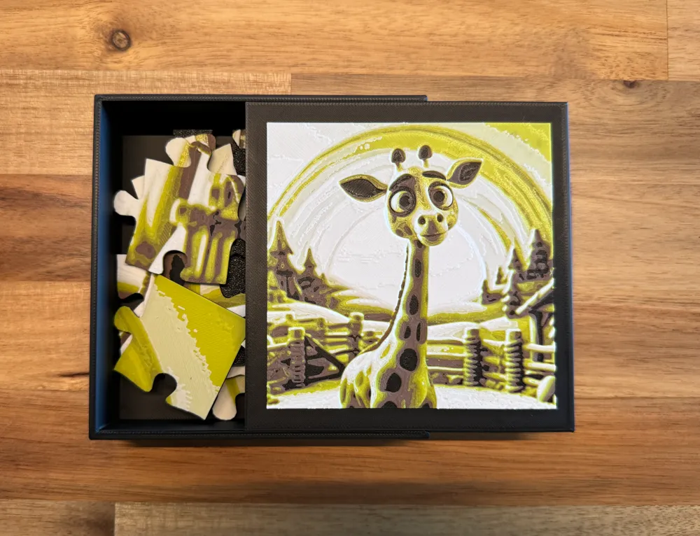 Kids Puzzle - Giraffe by Canadian Gamer - MakerWorld