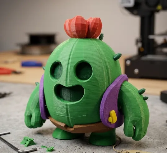 Spike Brawl Stars 3D Figure - Free 3D Print Model - MakerWorld