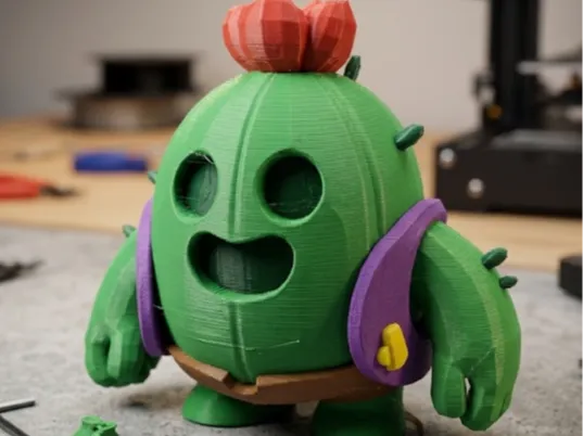 Spike Brawl Stars 3D Figure - Free 3D Print Model - MakerWorld