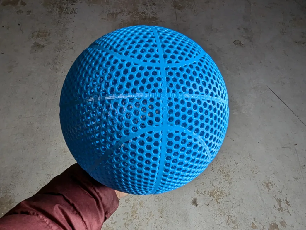 Airless Basketball - for BIQU PLA-HR filament - Free 3D Print Model ...