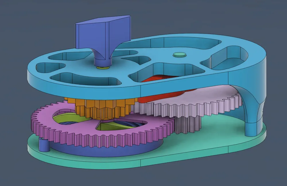 Wind-up Roulette Fidget by pops MakerWorld: Download Free 3D Models