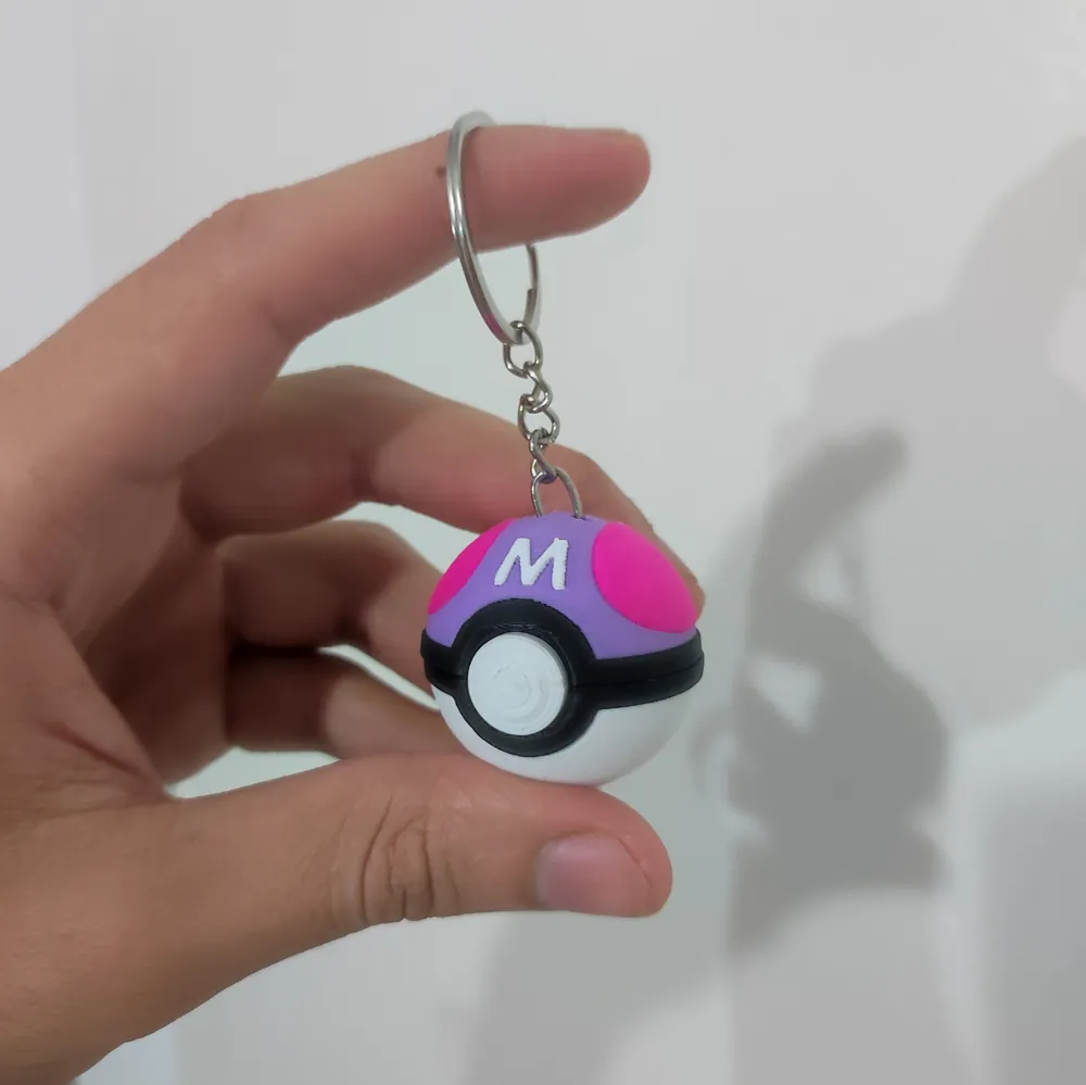 Masterball Keychain Clicker - Free 3D Print Model - MakerWorld
