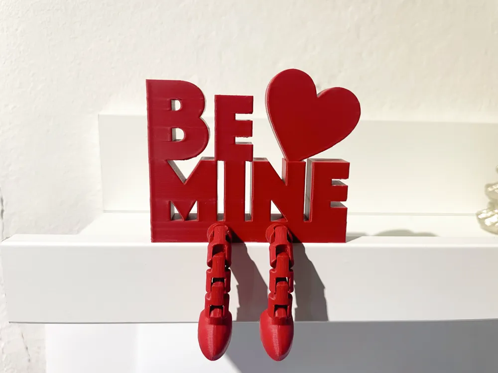 Valentines Day Be Mine Articulated Legs Buddy by EtienneP - MakerWorld