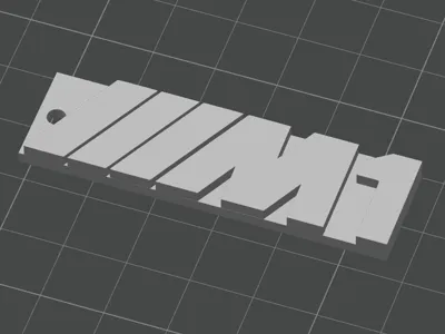 BMW M1 Logo keychain - Free 3D Print Model - MakerWorld