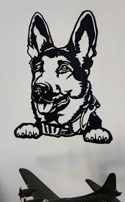 German_Shepherd Wall art by capek.jaroslav - MakerWorld