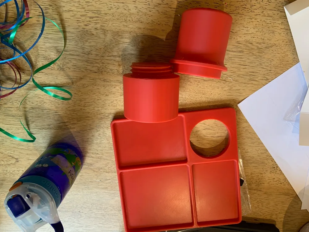 In Vehicle Tray Table for Car using the Cup Holder - Free 3D Print ...