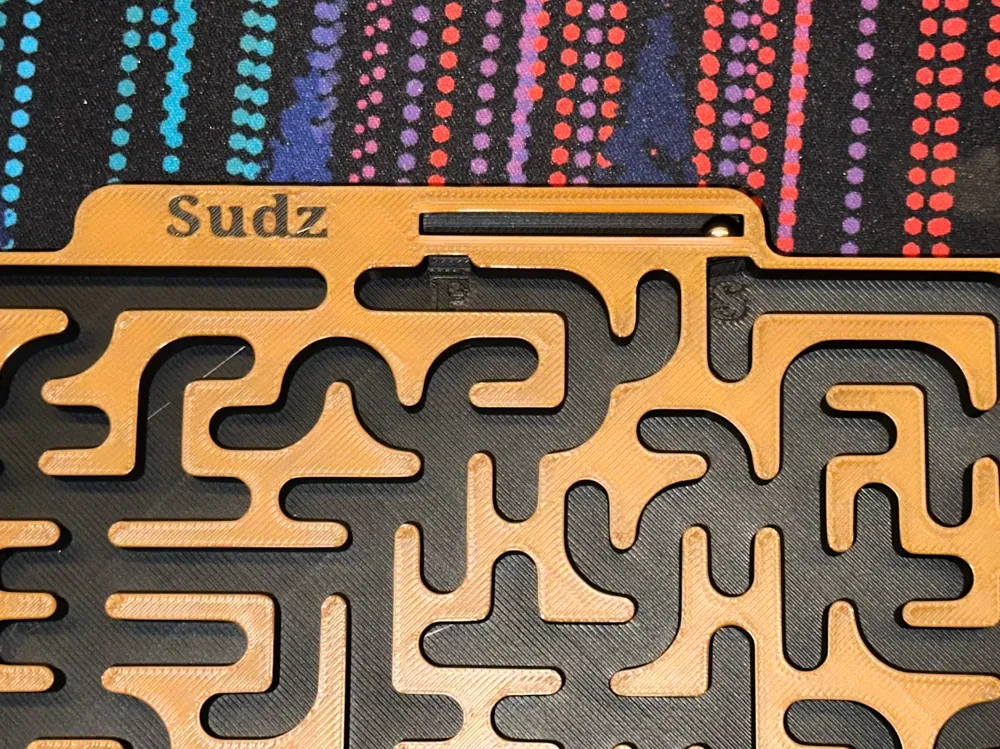 Marble 6mm BB Maze - Curved Square Racetrack by Sudz - MakerWorld