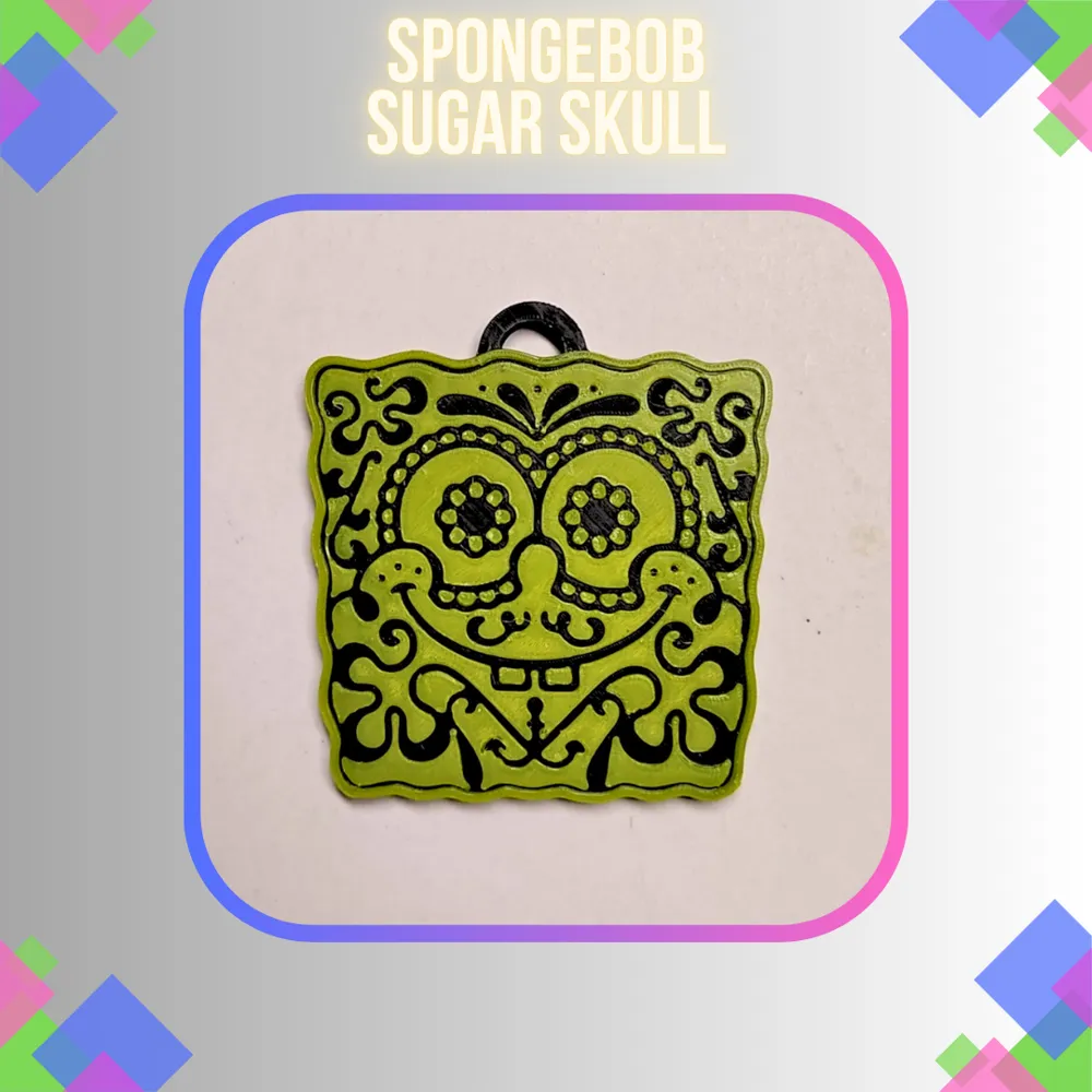 SpongeBob Sugar Skull by MattZA - MakerWorld