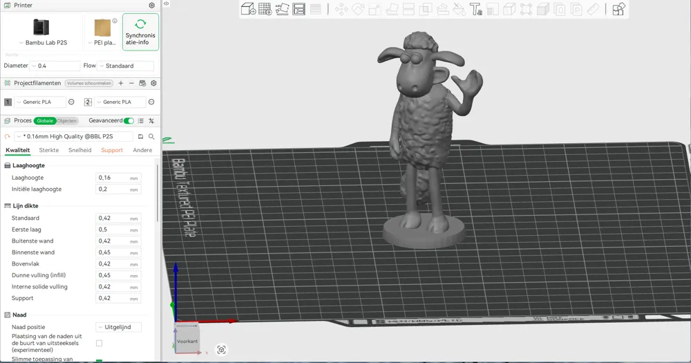Shaun The Sheep - Free 3D Print Model - MakerWorld