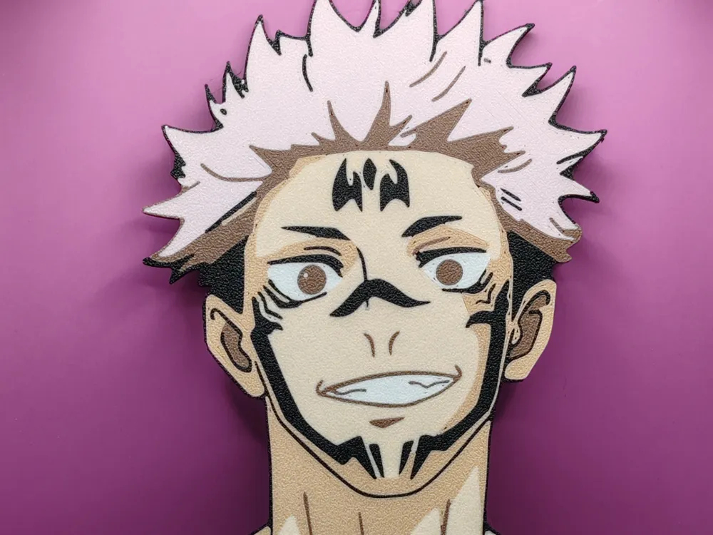 Jujutsu Kaisen Sukuna Wall Plaque by azeriuy MakerWorld: Download Free ...