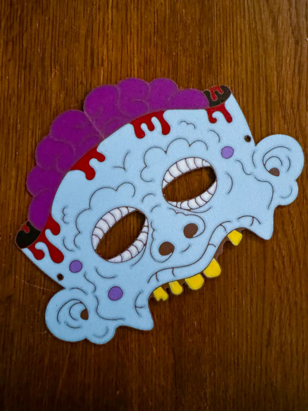 Halloween Zombie Mask by GhostChili3D MakerWorld: Download Free 3D Models
