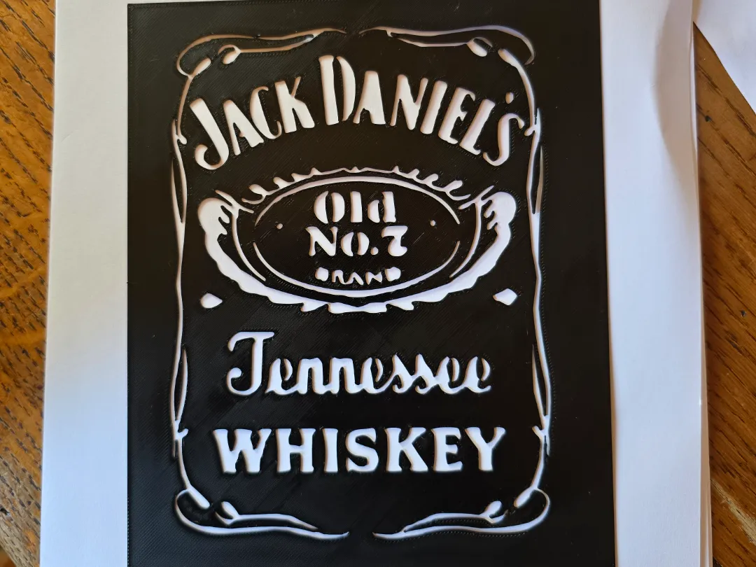 Jack Daniel's Stencil/Template by Djo MakerWorld: Download Free 3D Models